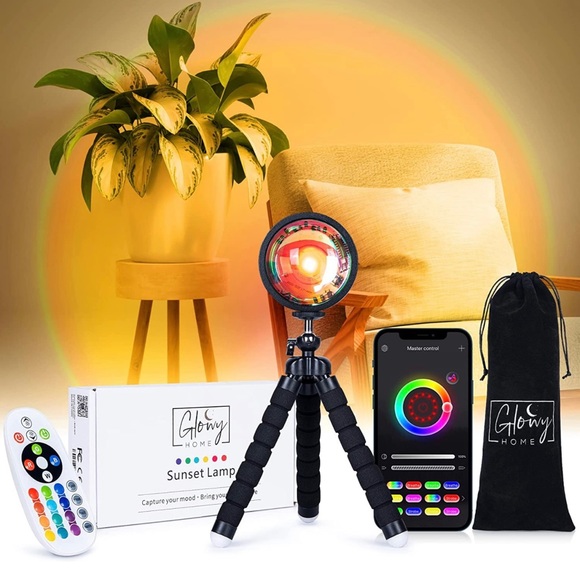 Other | Glowy Home Sunset 16 Vivid Rainbow Colors Projector Premium Bag ...